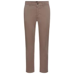 BOSS Orange Herren BOSS Orange Chinohose &raquo;tapered&laquo; mit BOSS Logo hinten beige 33, L&auml;nge 32