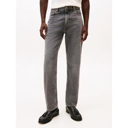 Tommy Hilfiger Herren Straight-Jeans in blauer Waschung grau 34, L&auml;nge 34