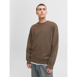 Jack & Jones Jack & Jones Herren Sweatshirt &raquo;JJESTAR BASIC SWEAT CREW NECK NOOS&laquo;, mit Rundhalsausschnitt braun S