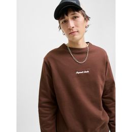 Jack & Jones Jack & Jones Herren Sweatshirt &raquo;JORNORREBRO EMB SWEAT CREW NOOS&laquo;, mit Logo Print M