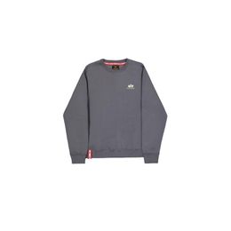 Alpha Industries Damen Sweater &raquo;Basic Sweatshirt SL&laquo; grau M