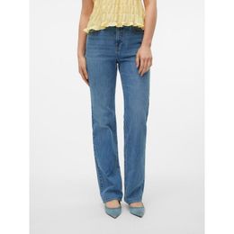V&eacute;ro Moda Vero Moda Damen Gerade Jeans &raquo;VMTESSA HR STRAIGHT JEANS LI3114 GA NOOS&laquo; blau 29, L&auml;nge 34