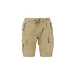 Alpha Industries Damen Sweatshorts &raquo;Ripstop Jogger Short&laquo; beige XL, Normalgr&ouml;&szlig;en