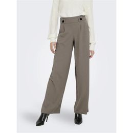 Jacqueline de Yong Jdy Damen JDY Jerseyhose &raquo;JDYGEGGO NEW LONG PANT JRS NOOS&laquo; Materialmix grau L (40), L&auml;nge 30