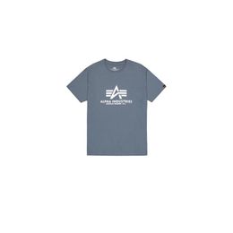 Alpha Industries Herren T-Shirt &raquo;Basic T-Shirt BL&laquo; blau XL