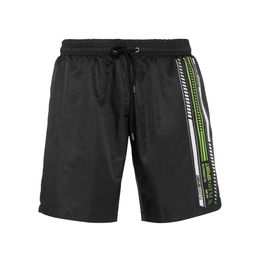 Plein Sport Badeshorts Herren Gr&ouml;&szlig;e 5XL grau / gr&uuml;n / schwarz