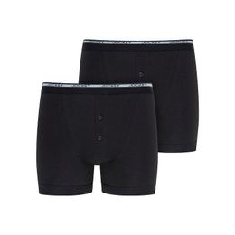 Jockey Herren Trunk &raquo;Modern Classic&laquo; 2er Pack, mit Y-Eingriff, mit mittlerer Bundh&ouml;he schwarz M