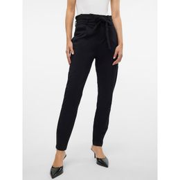 V&eacute;ro Moda Vero Moda Damen Jogger Pants &raquo;VMEVA PAPERBAG&laquo; schwarz L, L&auml;nge 30