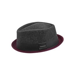 Chillouts Damen Chillouts Filzhut &raquo;Neal Hat&laquo; Herrenhut mit Stoffband rot