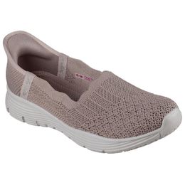 Skechers Damen Slip-On Sneaker &raquo;SEAGER-BELIEVE IT&laquo; , Slipper, Reha Schuh mit Handsfree Slip-ins Funktion grau 35