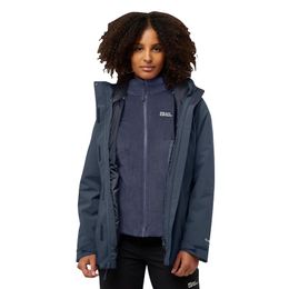Jack Wolfskin Damen 3-in-1-Funktionsjacke &raquo;ROTWAND 3IN1 JKT W&laquo; mit Kapuze S (36)