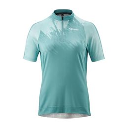 Gonso Damen Radtrikot &raquo;LESIMA&laquo; Damen MTB-Radshirt kurzarm, leichtes Fahrradtrikot mit RV-Tasche 42