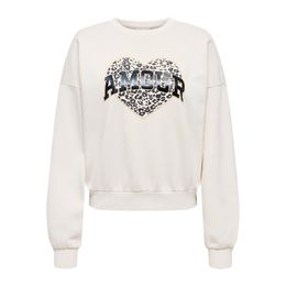 Only Damen Only Sweatshirt &raquo;ONLLAUREN L/S LEO O-NECK CC SWT&laquo; S
