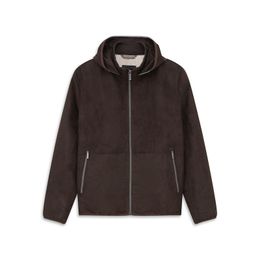 Bugatti Damen Bugatti Kurzjacke &raquo;Premium Suede&laquo; Regular Fit wasserabweisend mit Kapuze 48