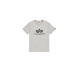 Alpha Industries Herren T-Shirt &raquo;Basic T-Shirt BL&laquo; grau M