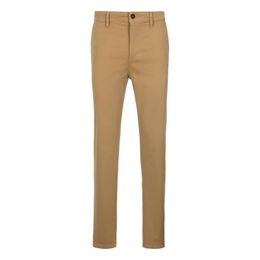 BOSS Orange Herren BOSS Orange Chinohose &raquo;tapered&laquo; mit BOSS Logo hinten beige 30, L&auml;nge 32