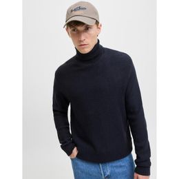 Jack & Jones Jack & Jones Herren Rollkragenpullover &raquo;JJROY KNIT ROLL NECK AW25&laquo; blau XS