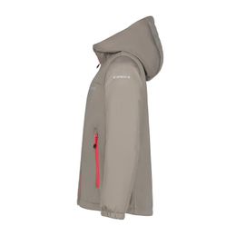 Icepeak M&auml;dchen Softshelljacke &raquo;KULM JR&laquo; mit Kapuze f&uuml;r Kinder und Jugendliche, mit Kapuze, mit Fleece-Futter grau 176
