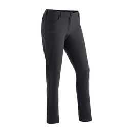 Maier Sports Damen Funktionshose &raquo;Charlotte&laquo; Damen Outdoorhose, elastische Hose mit Fleece Innenseite, Regular fit schwarz 44, Normalgr&ouml;&szlig;en