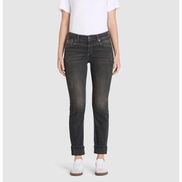 MAC Damen MAC Slim-fit-Jeans &raquo;RICH SLIM&laquo; mit Stretch schwarz 42, L&auml;nge 32