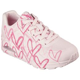 Skechers Damen Wedgesneaker &raquo;UNO-SPREAD THE LOVE&laquo; Freizeitschuh, Halbschuh, Schn&uuml;rschuh mit coolem Graffiti-Print bunt 35