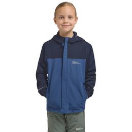 Jack Wolfskin M&auml;dchen Outdoorjacke &raquo;TUCAN JACKET K&laquo; mit Kapuze blau 116