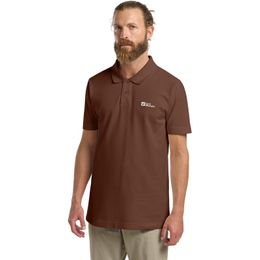 Jack Wolfskin Herren Poloshirt &raquo;ESSENTIAL POLO M&laquo; braun XL (54/56)