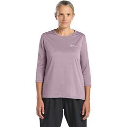 Jack Wolfskin Damen Funktionsshirt &raquo;CROSSTRAIL 3/4 T W&laquo; lila M (38/40)