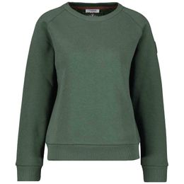Ragman Damen Ragman Sweatshirt gr&uuml;n L5052