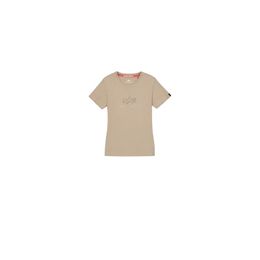 Alpha Industries Damen T-Shirt &raquo;Crystal T-Shirt W&laquo; beige XS