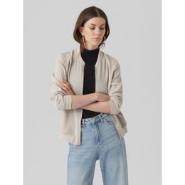 V&eacute;ro Moda Vero Moda Damen Bomberjacke &raquo;VMCOCO L/S BOMBER NOOS&laquo; in modisch kurzer Form, mit Stretch beige XS