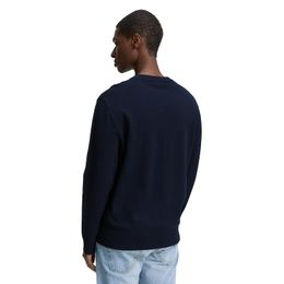 Tom Tailor Denim Herren Tom Tailor Denim Strickpullover in melierter Optik blau XXL