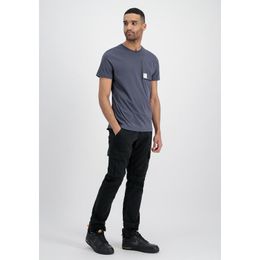 Alpha Industries Herren T-Shirt &raquo;Label Pocket T-Shirt&laquo; grau 3XL