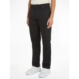 Calvin Klein Damen Chinohose &raquo;MODERN TWILL REGULAR STRAIGHT&laquo; mit Logopr&auml;gung schwarz 32, L&auml;nge 30