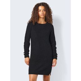 Noisy may Damen Noisy may Strickkleid &raquo;NMSIESTA L/S O-NECK KNIT DRESS NOOS&laquo; schwarz M, N-Gr