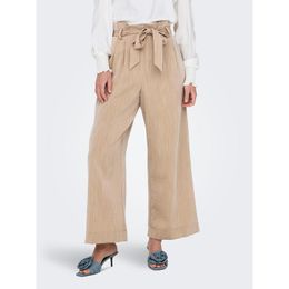 Only Damen Only Paperbag-Hose &raquo;ONLMARSA SOLID PAPERBAG PANT WVN NOOS&laquo; mit G&uuml;rtel wei&szlig; S (36), N-Gr