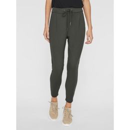 V&eacute;ro Moda Vero Moda Damen Jogger Pants &raquo;VMEVA MR LOOSE STRING PANT GA NOOS&laquo; hinten mit elastischem B&uuml;ndchen grau S (36), L&auml;nge 34