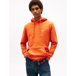 Tommy Jeans Herren Hoodie &raquo;TJM REG BADGE HOODIE EXT&laquo;, Mit Rundhalsausschnitt orange L
