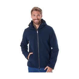 Killtec Herren Softshelljacke &raquo;Herren Softshelljacke&laquo; Wasserabweisende Softshelljacke mit Fleece, abnehmbarer Kapuze blau XXL