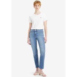 Levi's Levi's Damen R&ouml;hrenjeans &raquo;312 SHAPING SLIM&laquo; Schmale Shaping Slim Form blau 26, L&auml;nge 32