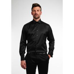 Eterna Herren Langarmhemd &raquo;MODERN FIT&laquo; NON IRON (b&uuml;gelfrei) schwarz 44, Normalgr&ouml;&szlig;en