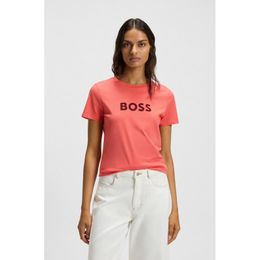 BOSS Orange Damen BOSS Orange T-Shirt &raquo;Elogo Premium Damenmode&laquo; mit BOSS-Schriftzug rot M