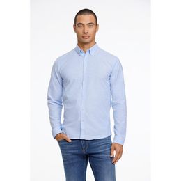 LINDBERGH Herren LINDBERGH Businesshemd mit Button-down-Kragen blau S, N-Gr