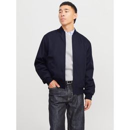 Jack & Jones Jack & Jones Herren Bomberjacke &raquo;JPRCCBANE BOMBER JACKET SN&laquo; blau S