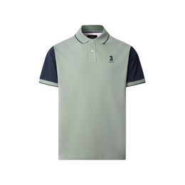 Hackett London Poloshirt 'Heritage' Herren Gr&ouml;&szlig;e XXXL marine / hellgr&uuml;n