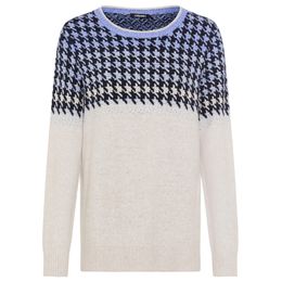 Olsen Feinstrickpullover, gerade geschnitten Damen Gr&ouml;&szlig;e S/M blau