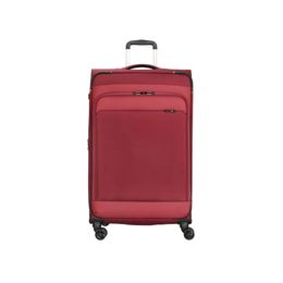 d&n D&N Travel Line 9504 - 4-Rollen-Trolley L 76 cm erw. (dark red) in dark red | Gr.: onesize