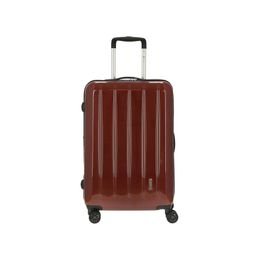 Check.In London 2.0 - 4-Rollen-Trolley 67 cm (orange) in carbon rot | Gr.: onesize