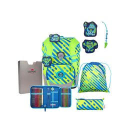 DerDieDas ErgoFlex Tiny Exklusiv Neon - Schulranzen Set 5tlg. 900g (Monster) in Monster | Gr.: onesize