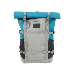 Doughnut Paratrooper Euro 26 - Rucksack 52-67 cm erw. (grey x teal) in grey x teal | Gr.: onesize